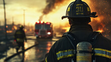 Firefighters Live Fire Training Free Stock Photo - Public Domain Pictures