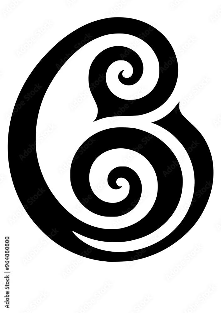 Image vectorielle Stock Swirl SVG, Flourish SVG, Stroke Svg, Ornaments ...