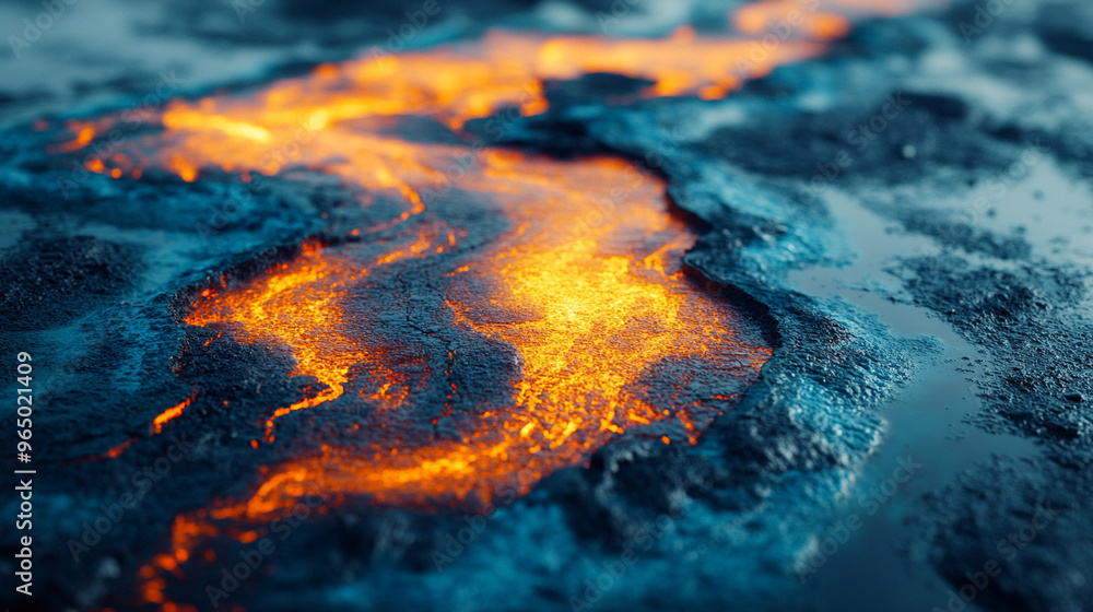 viscous crude oil with thick, glossy texture and reflective surface ...