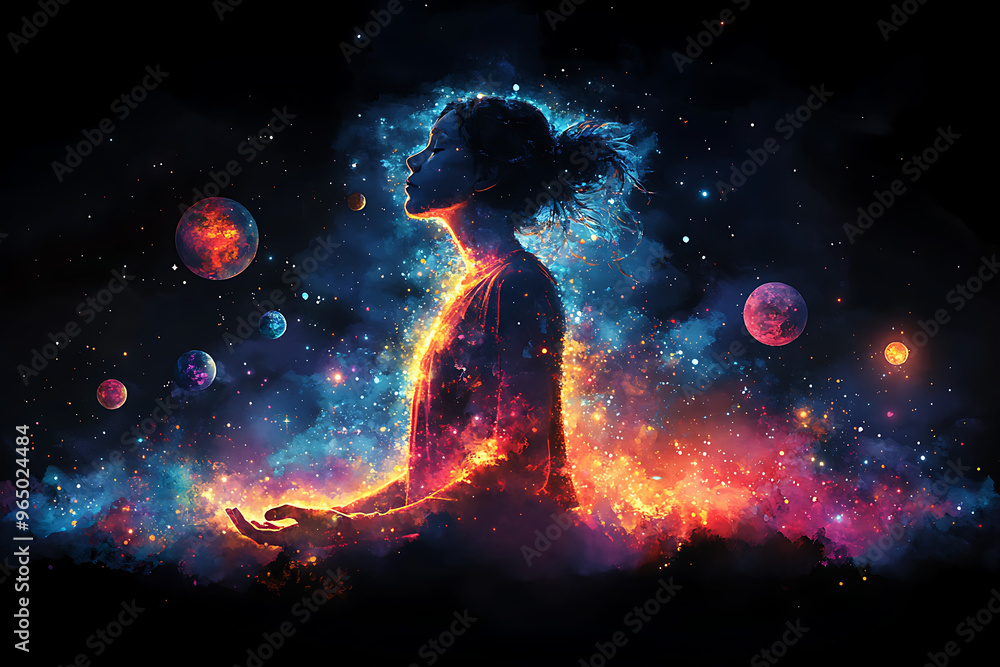 Meditative Universe and Cosmos Spirituality, Chakras, Prana, and the ...