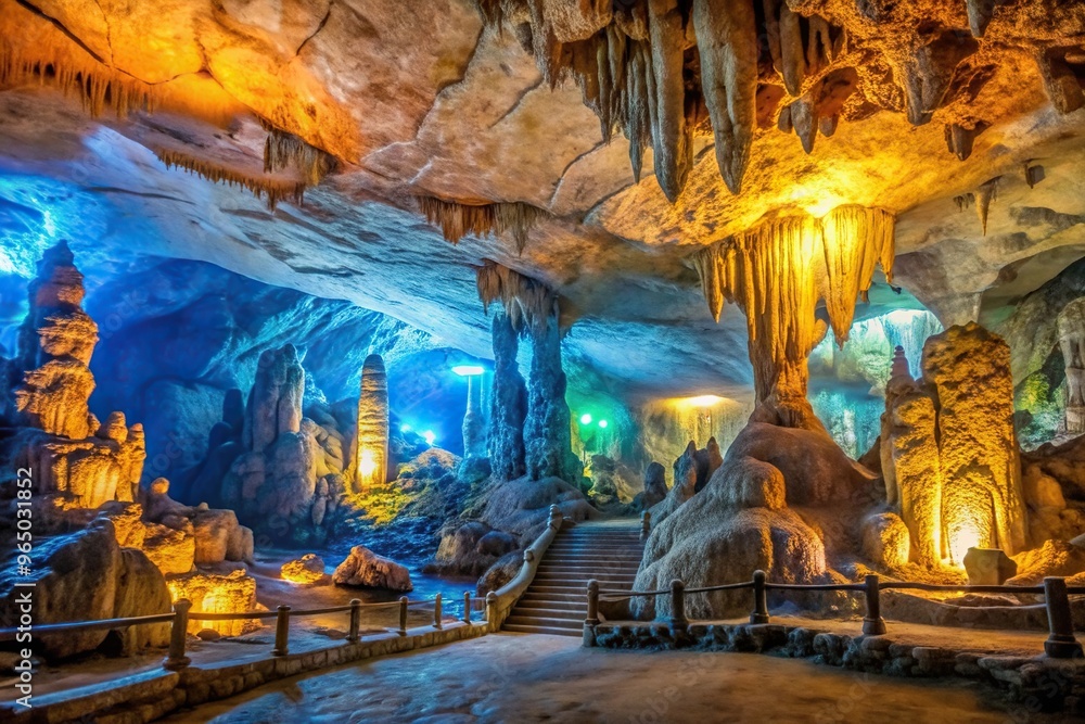 Sung Sot Cave is a magnificent limestone grotto located in Ha Long Bay ...