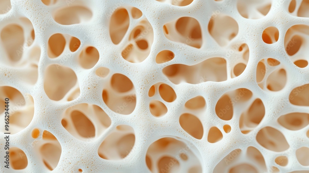 Detailed Illustration of Bone Mineralization Process in Infants for ...