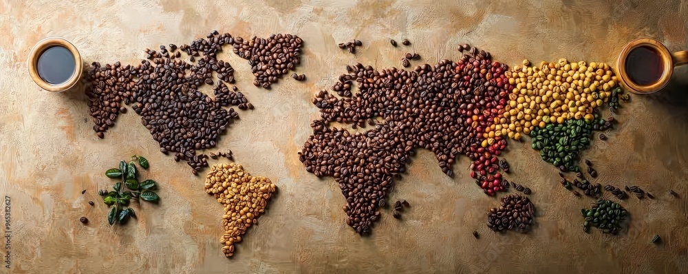 Global coffee origin exploration, diverse coffee varieties from around ...