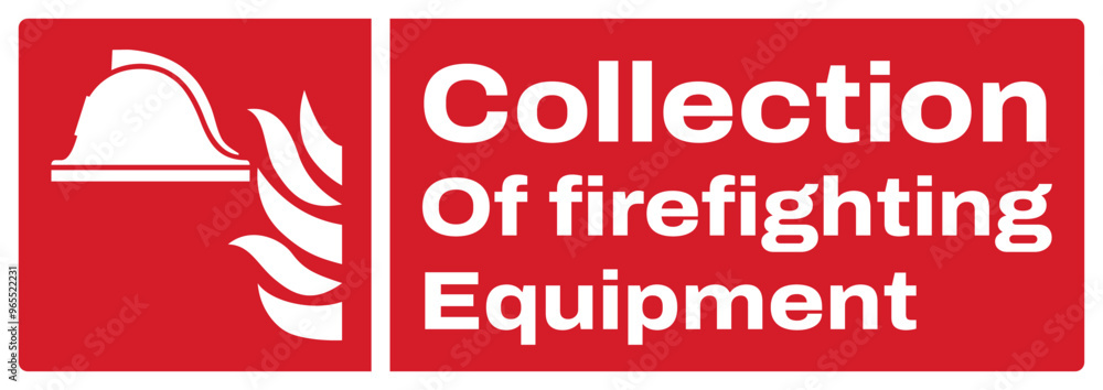 ISO fire prevention safety sign text variation_collection of ...