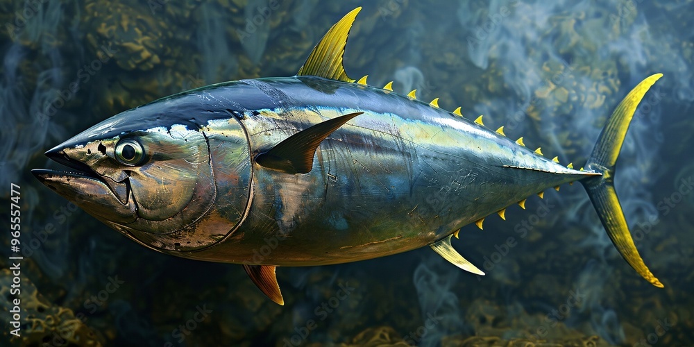 Tuna species identification, Detailed tuna fish anatomy, High ...