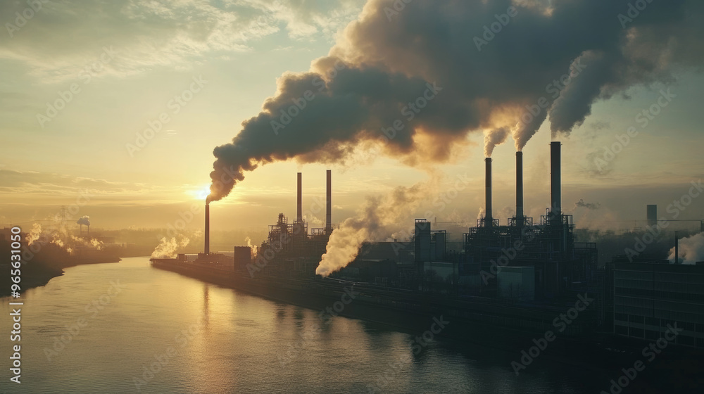 Carbon capture and storage (CCS) plants trap carbon dioxide from ...