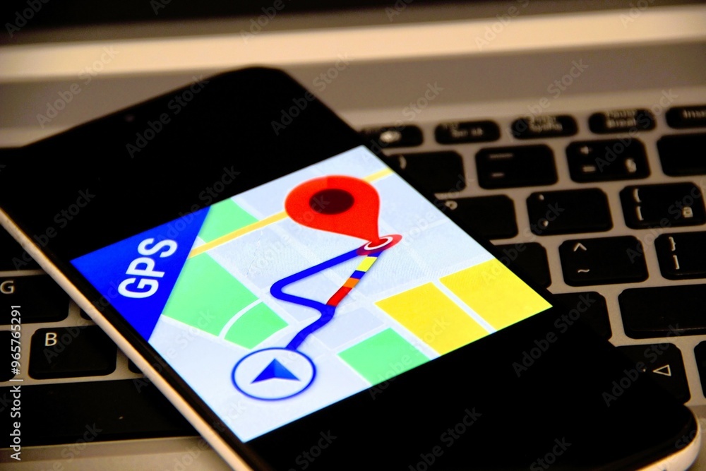 Стоковое фото «GPS - GPS é a sigla em inglês para "Global Positioning ...