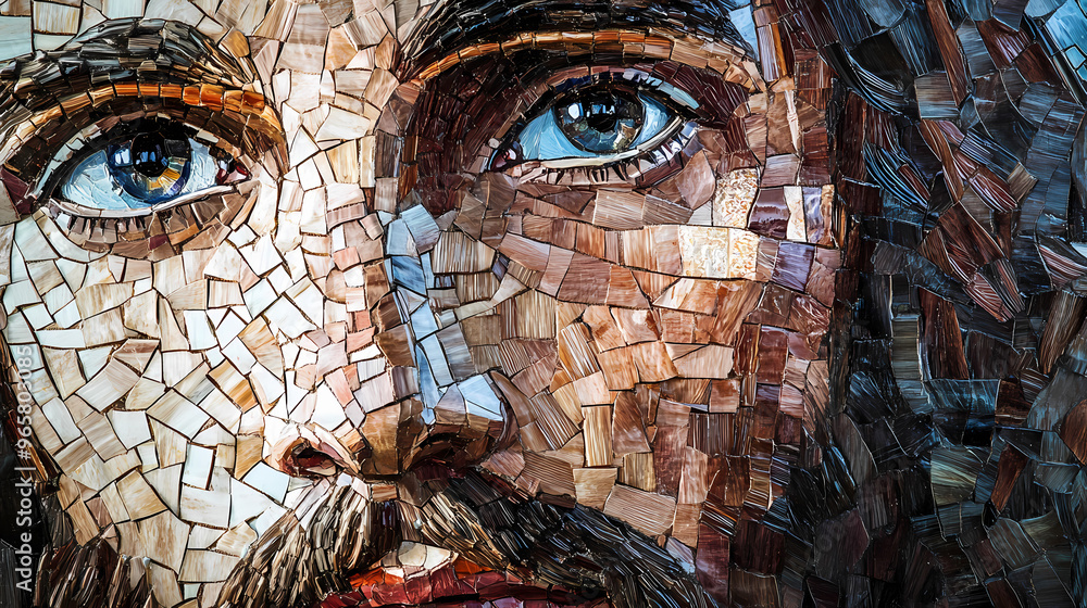 Jesus is everywhere, jesus is watching you, jesus christ face made of ...