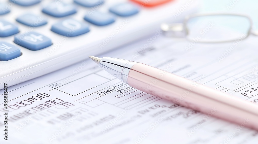 Individual income tax return form, essential document for reporting ...