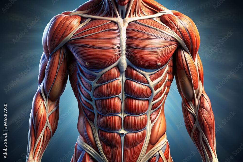 Detailed anatomy illustrations abdominal muscles illustrations of ...