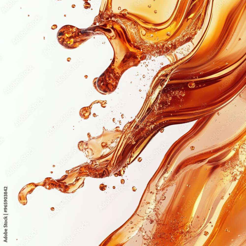 splash liquid orange water wave motion texture beverage drink color ...