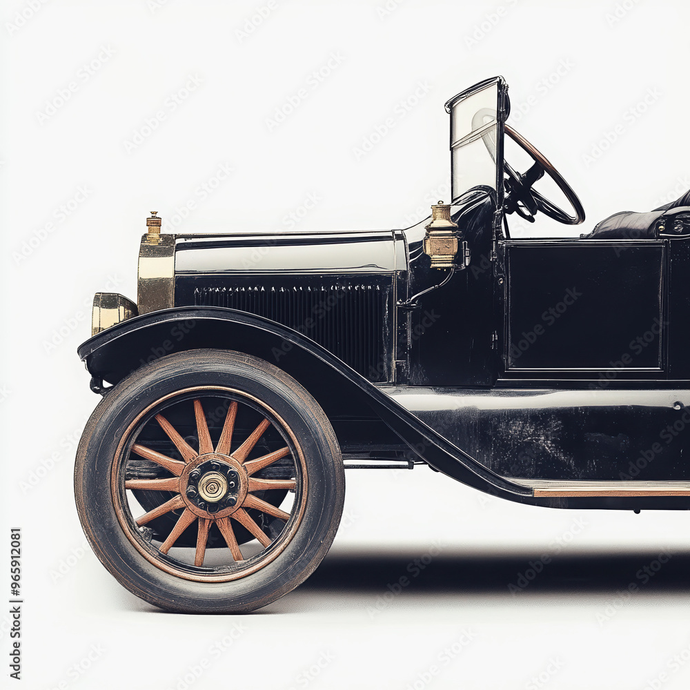 vintage car classic car antique vehicle black automobile old-fashioned ...