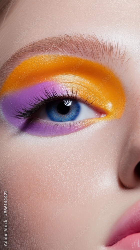 Explain how the color palette of the makeup products in the image can ...