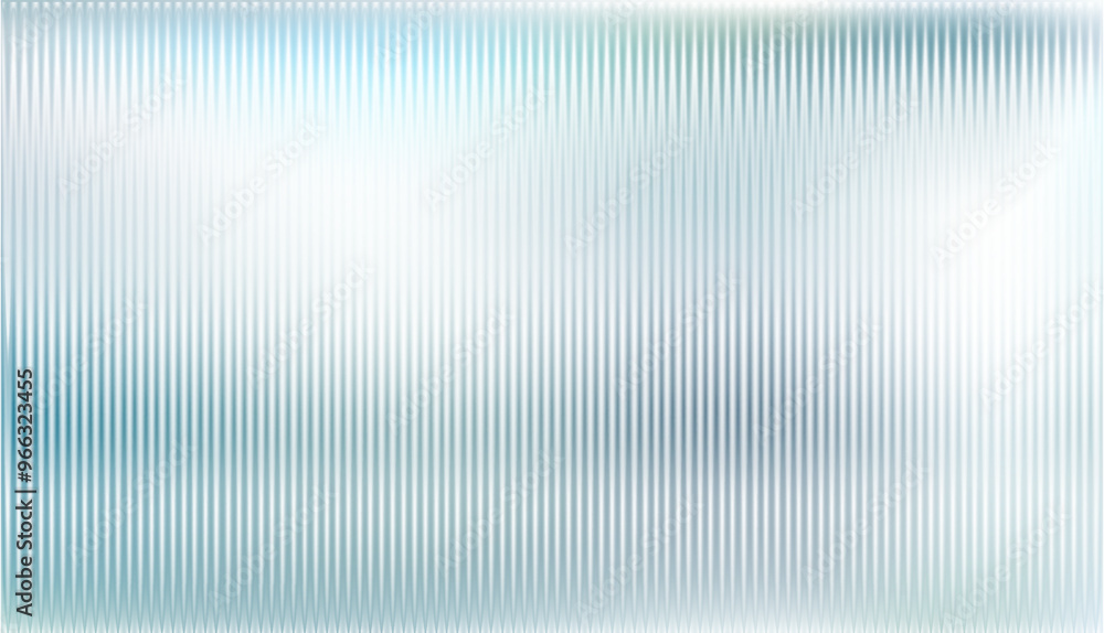 Vector ribbed glass texture background. Blue white grey green ribbed ...