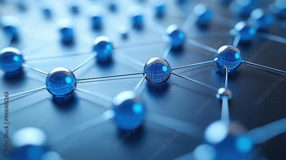 intricate web of interconnected nodes representing corporate governance ...