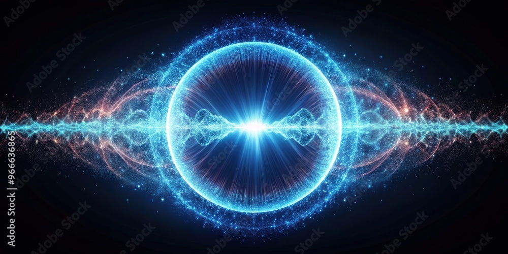 Harmonic sound wave energy with circular particle effect in a ...