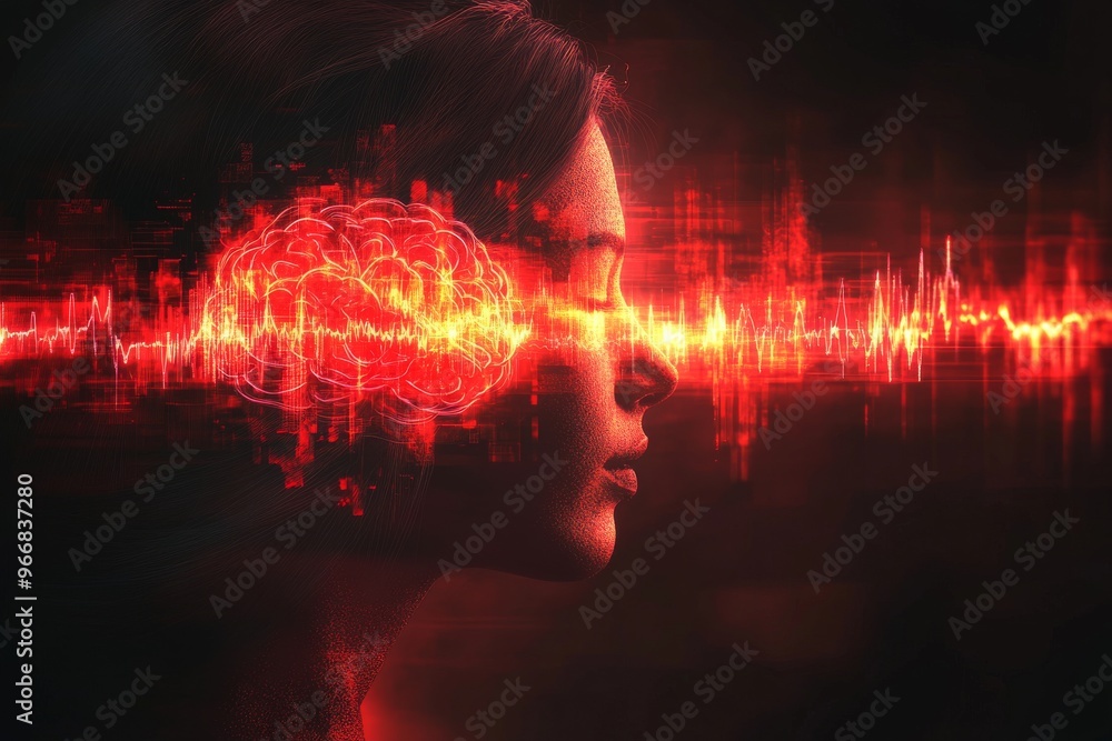 Stock-Illustration „Neural coherence thought feedback and cognitive ...