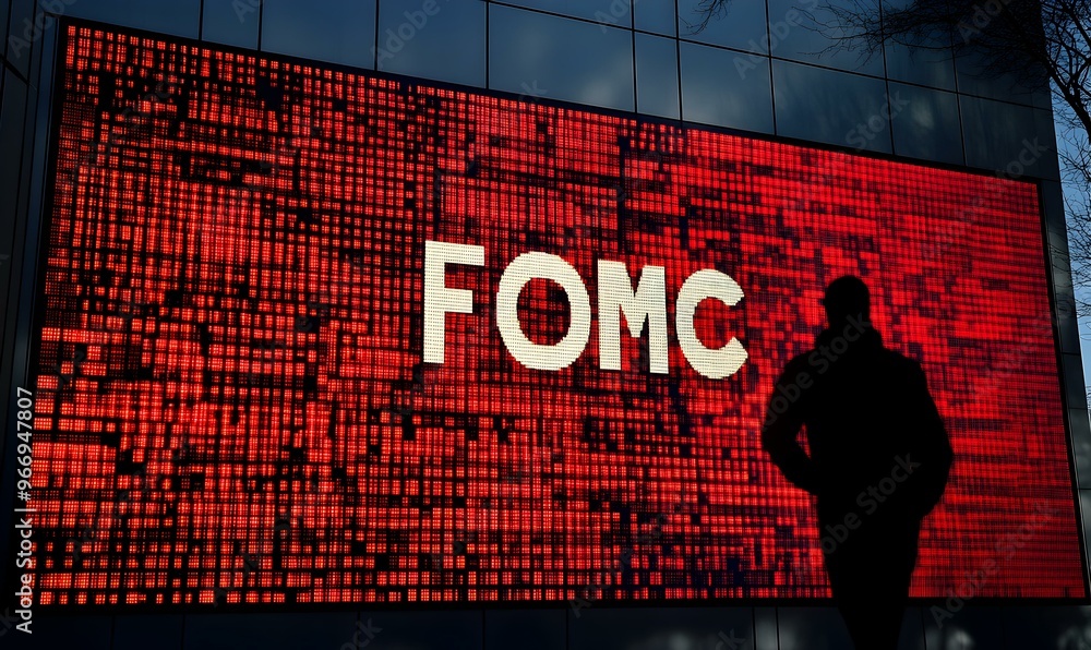 Giant Digital Clock with FOMC Display, a striking installation ...