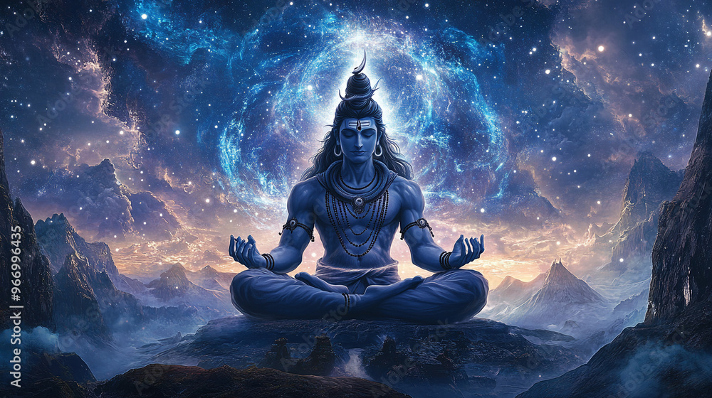 Maha Shivratri festival celebration hindu lord god shiva in Magical ...