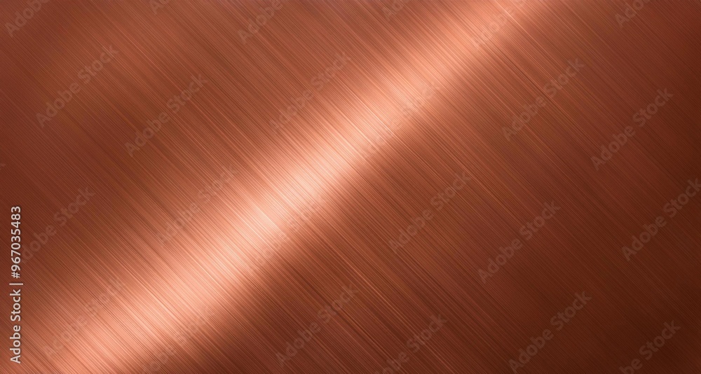 brushed shiny copper polished bronze metal luster texture background ...