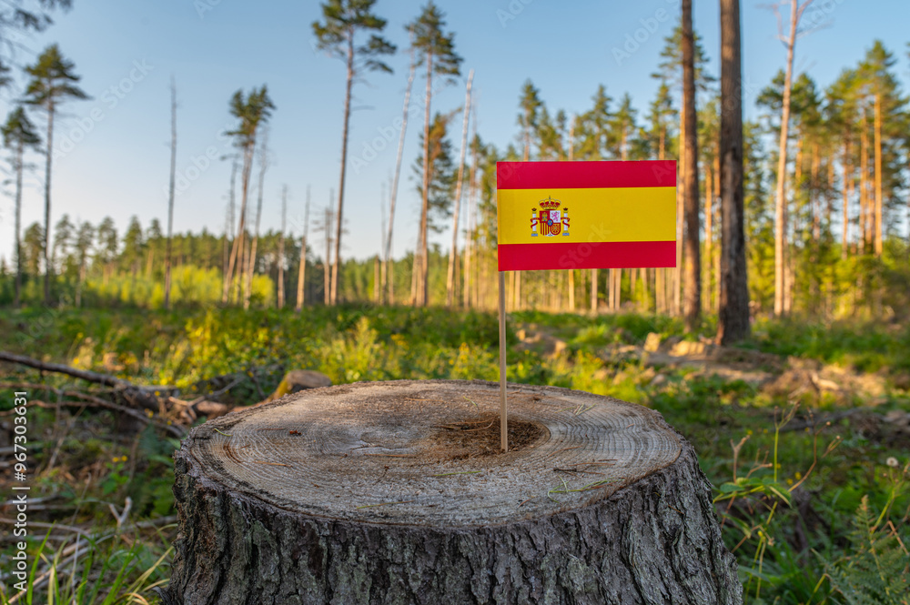 UN Climate Change Conference. Spain Deforestation. Ecological disaster ...