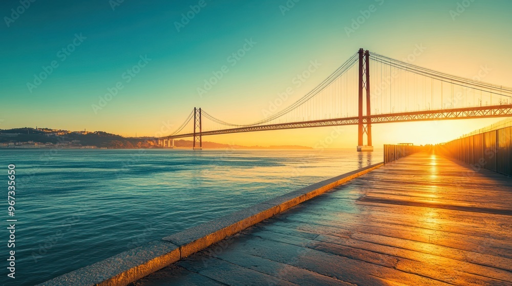 The Vasco da Gama Bridge crosses the Tagus River, and is one of the ...