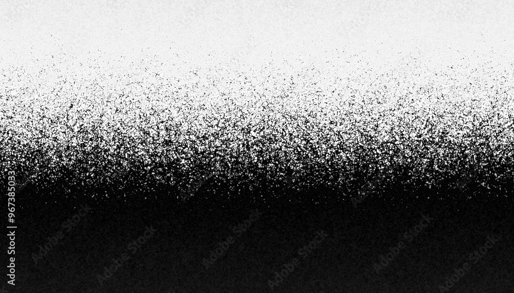 Black noise transparent gradient background. Dust effect with ...