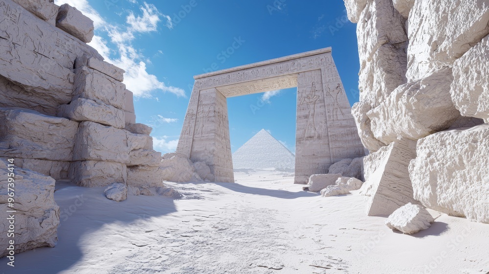 Symmetry in the Architecture of Ancient Egypt, Analyze how the ...