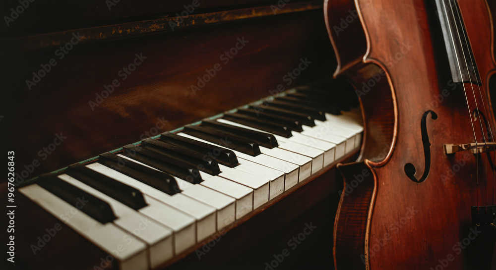 Harmony of the Strings and Keys, The character and all objects are fictitious, the image was ...