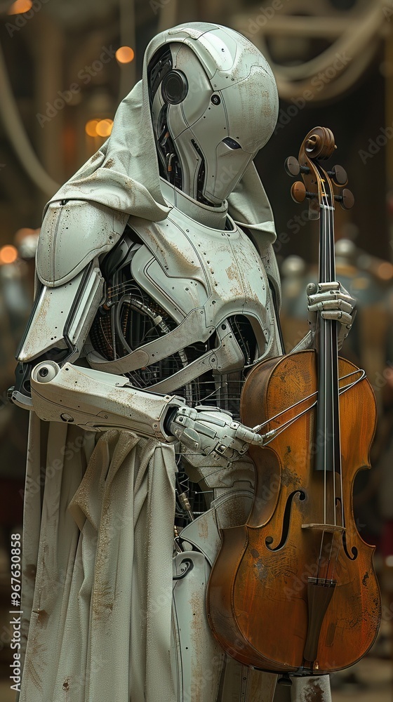 Orpheus, the legendary musician, as a cybernetic bard whose melodies ...