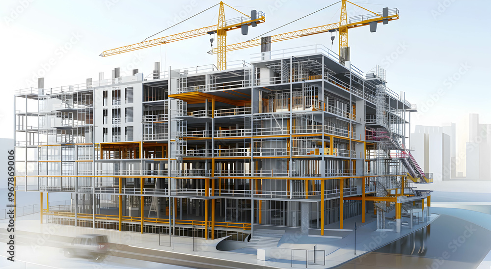 Building Information Modeling (BIM) software is used to plan and ...