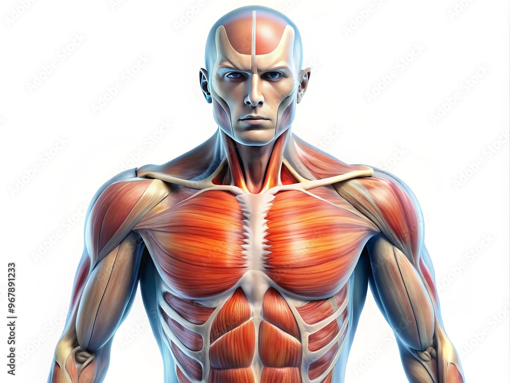 pectoralis minor muscle anatomy illustration humans body medical ...