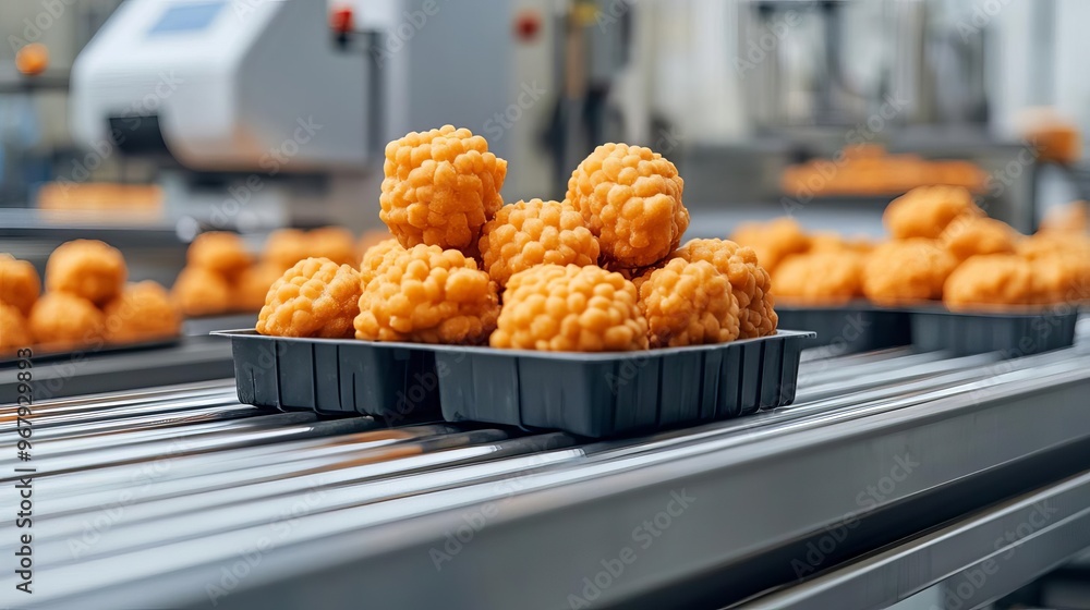 Automated food labeling and packaging machines, conveyor belts, quality ...