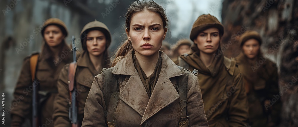 Determined Women Leading the Resistance During Wartime Occupation A ...