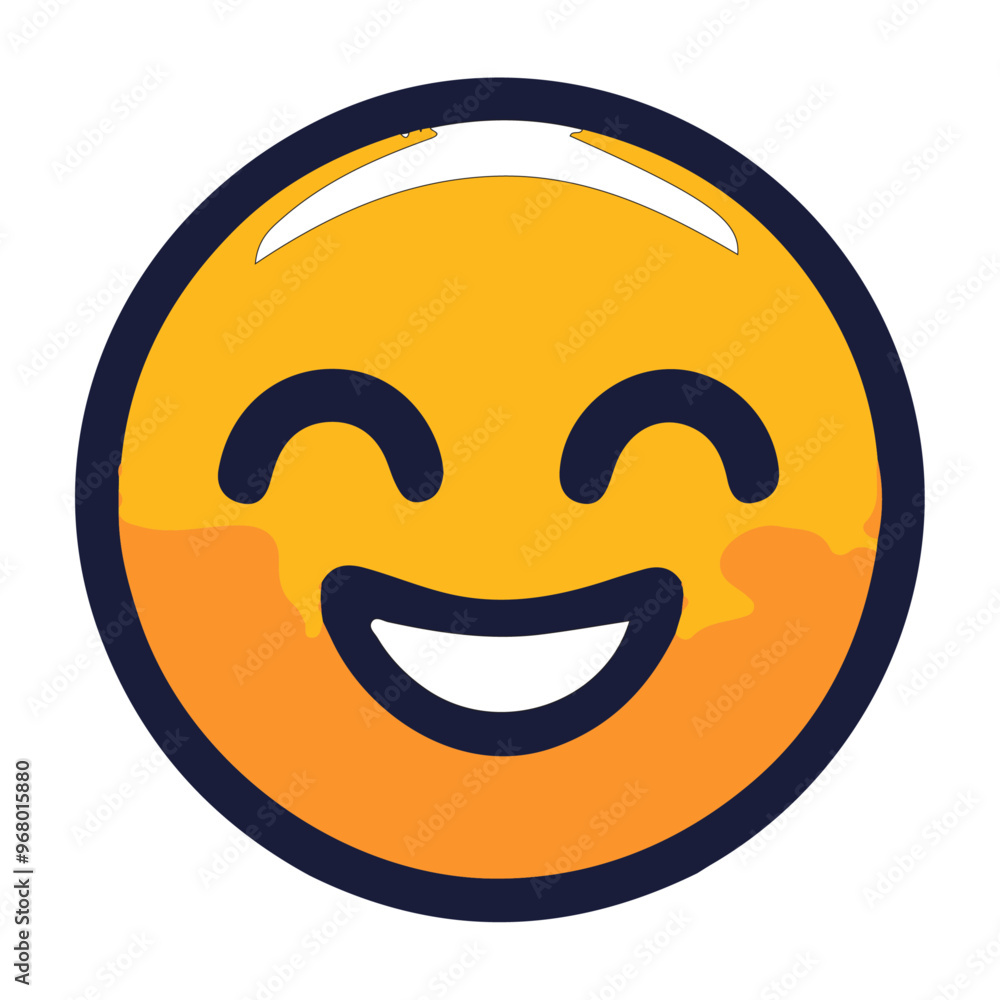 Smiley Face Emoji Vector Icon: High-Resolution, Versatile Icon for ...