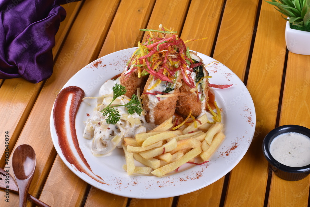 Swiss Polo Chicken with rich stuffing & delicious taste. Chicken Kyiv ...