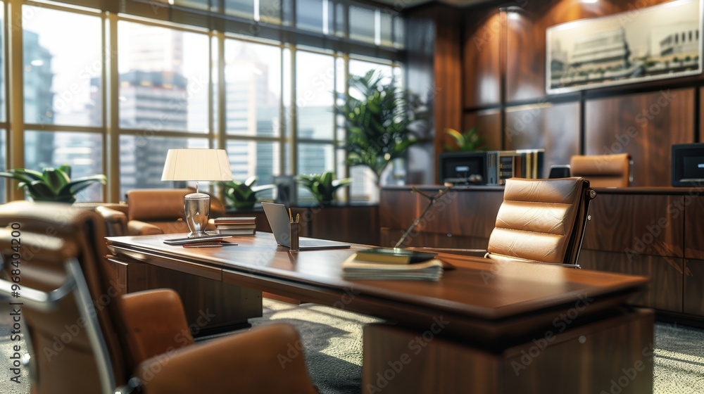 Bank Manager Office: A private area where the bank manager handles ...