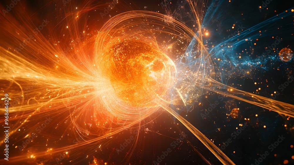 29. A simplified model of the standard model of particle physics Stock ...