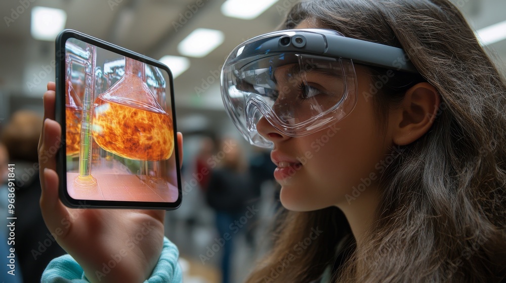 AI-powered augmented reality education platforms offering interactive ...