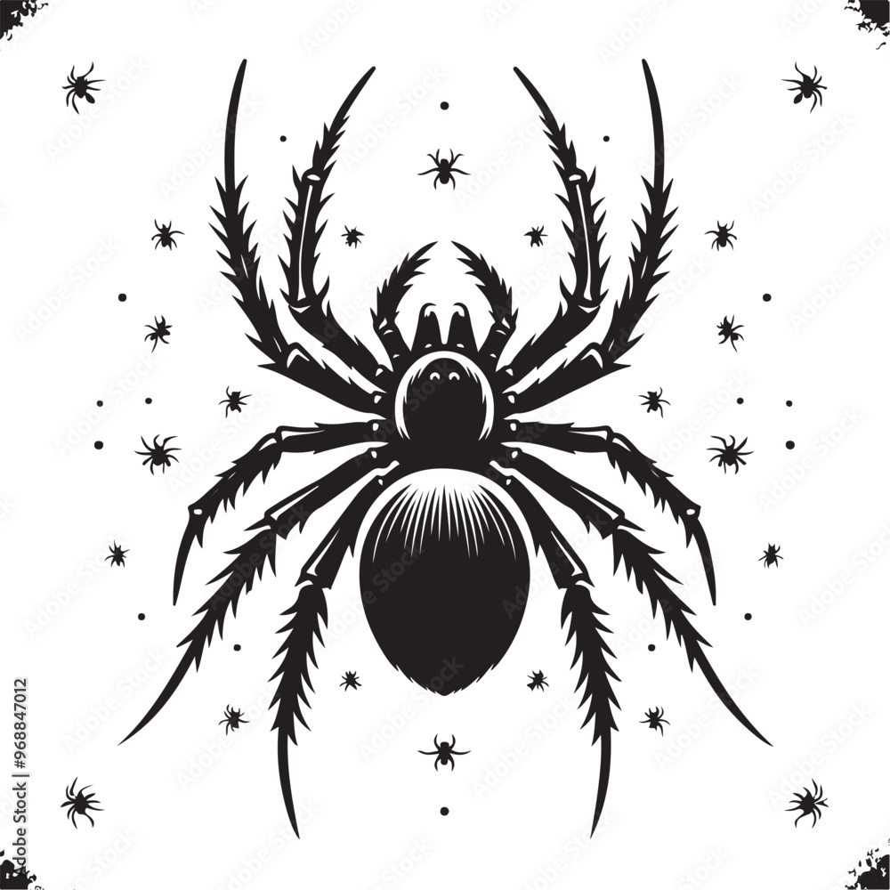 spider clipart vector design,awesome spider svg,high resolution ...