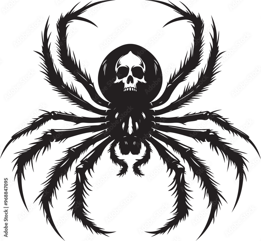Vector de Stock spider clipart vector design,awesome spider svg,high ...