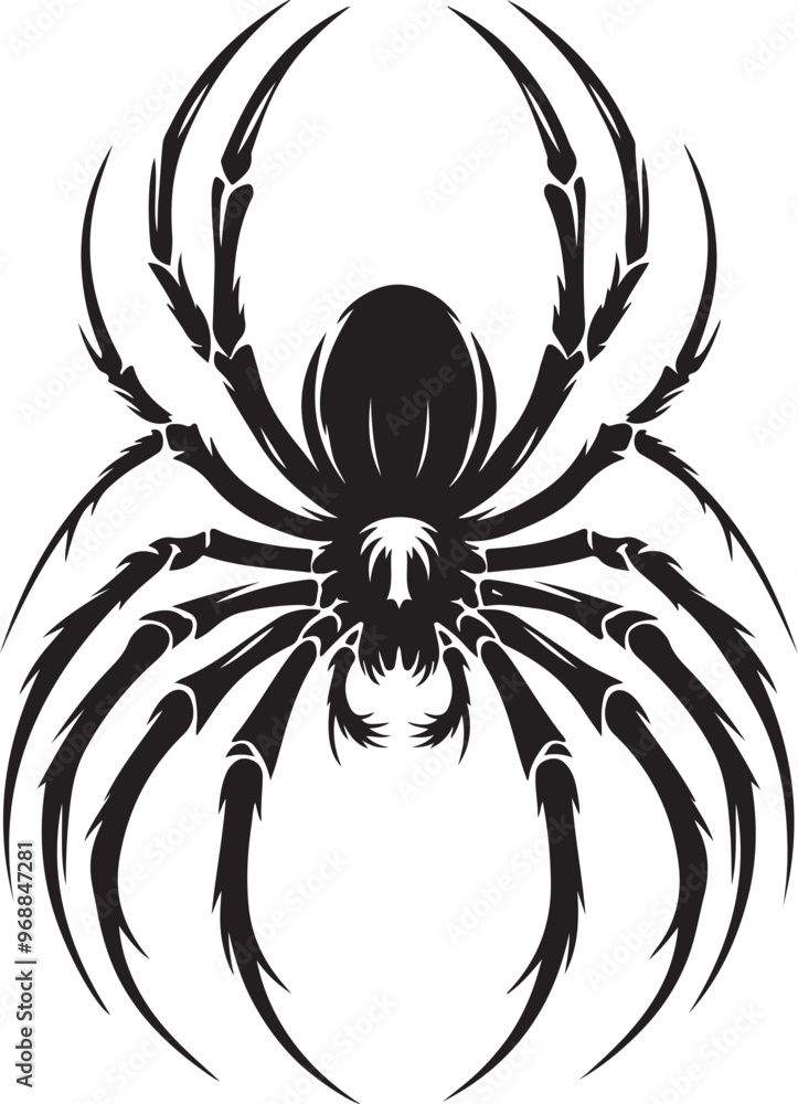 Vector de Stock spider clipart vector design,awesome spider svg,high ...