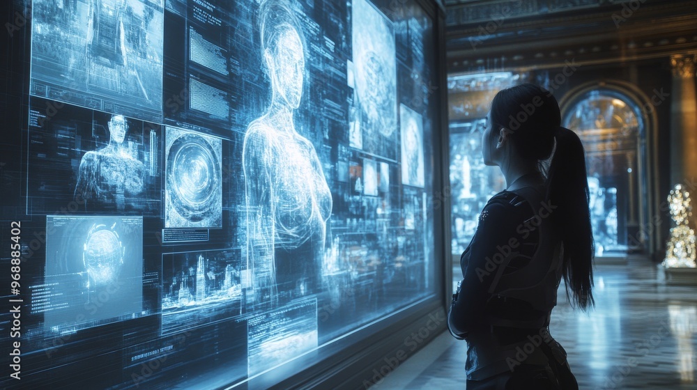 AI-powered virtual museums with dynamic exhibits based on user ...