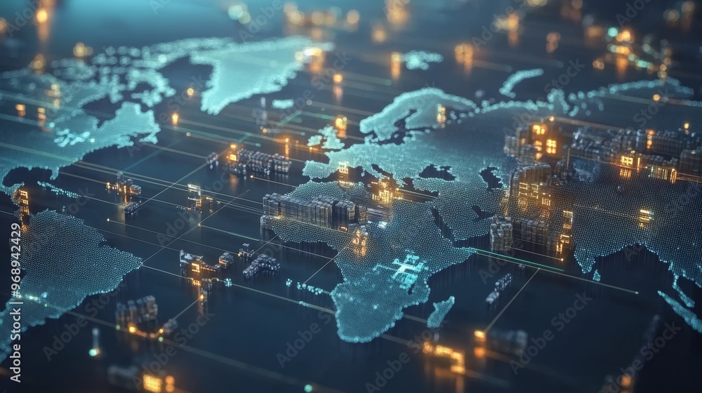 AI-Enhanced Supply Chain Optimization System: A global network of ...