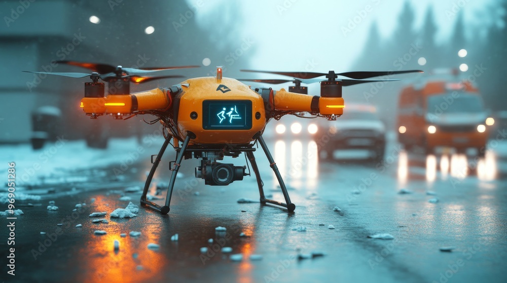 Autonomous AI-powered ambulance drones delivering emergency aid: Drones ...