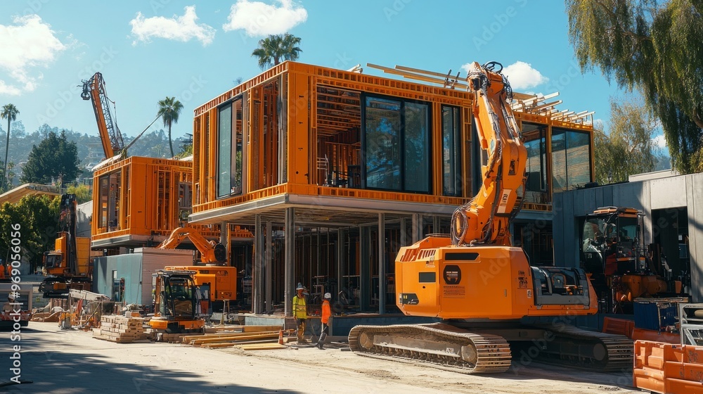 Autonomous AI-powered construction robots building modular homes: A ...