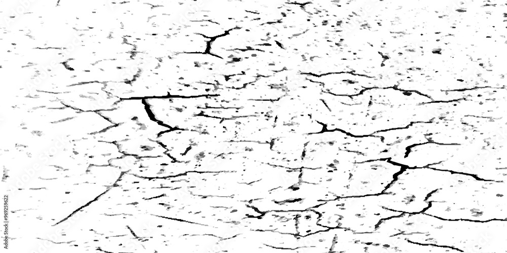 Abstract white background black and white dusty wall texture with ...