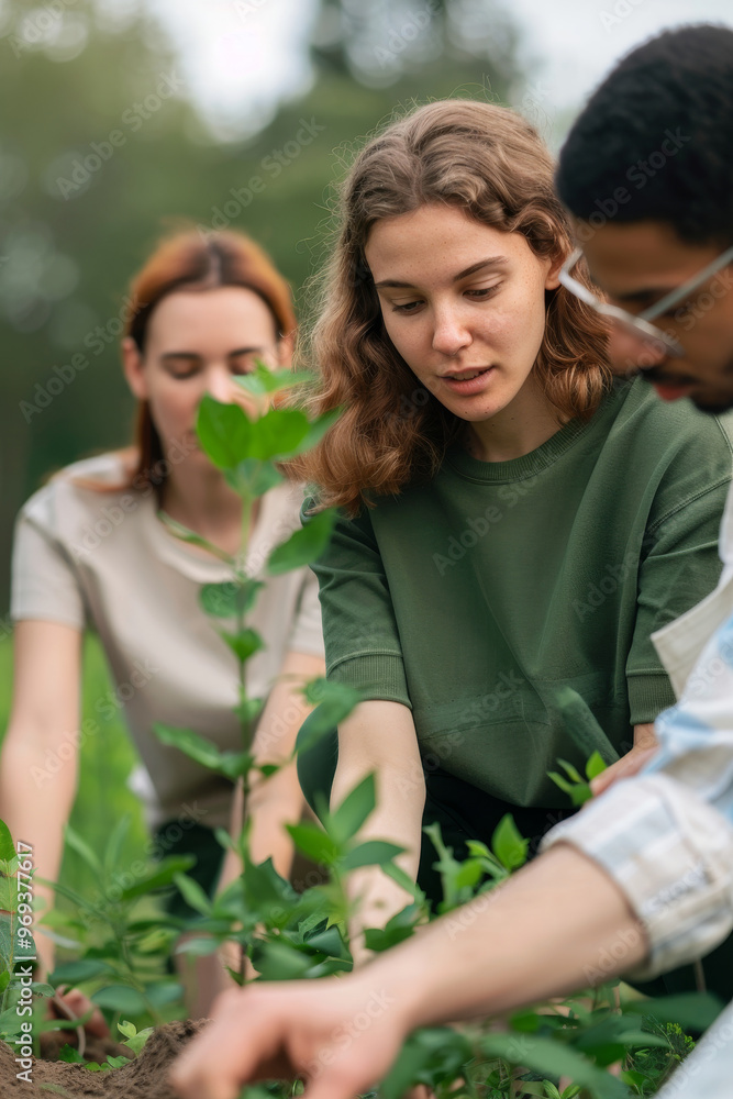 Environmentalists brainstorming sustainable development. Tackle global ...