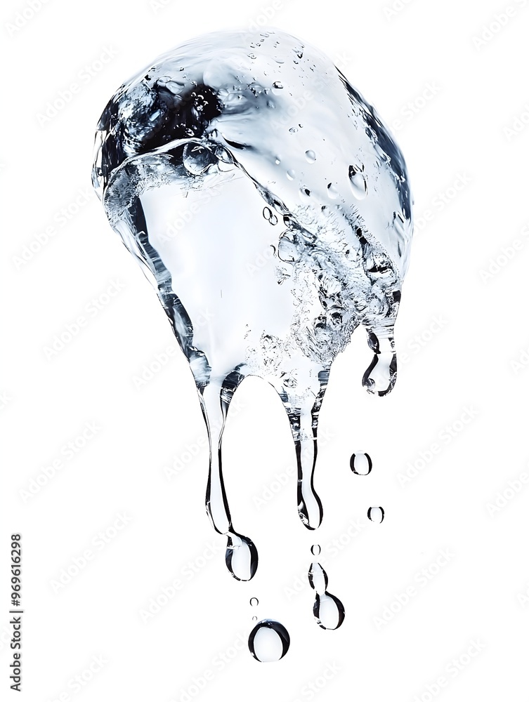 Captivating image showcasing the intricate beauty of icy water droplets ...