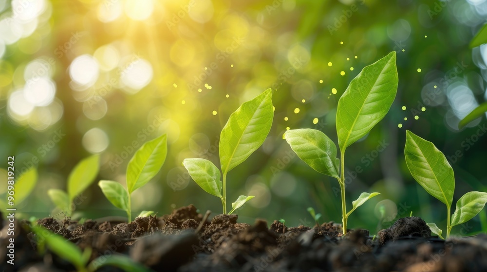 Illustration of plant growth stages from seed to mature plant ...